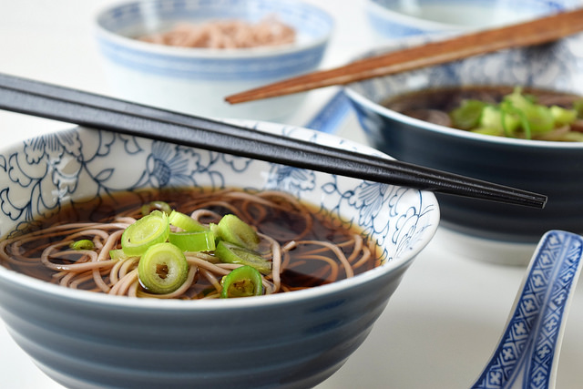 Hot Soba Noodles in Broth (Kake-Soba) - Wine4Food