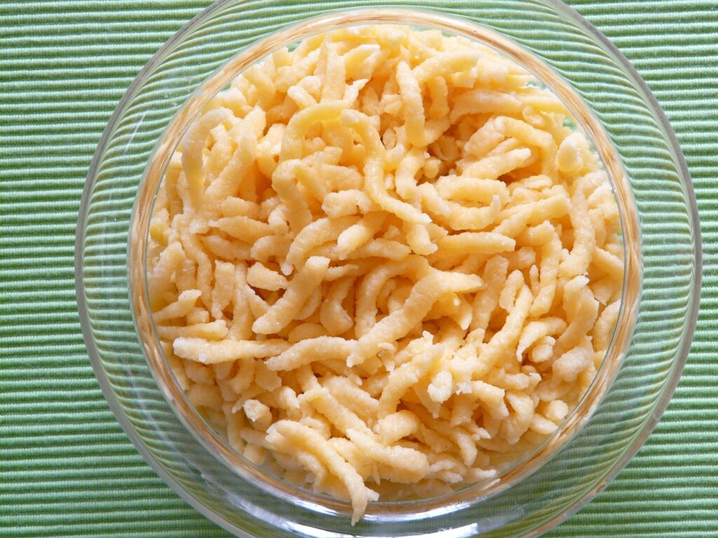 Spaetzle with Rosemary Brown Butter, Walnuts and Pecorino - Wine4Food