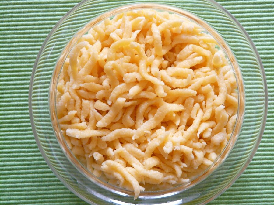 Spaetzle with Rosemary Brown Butter, Walnuts and Pecorino - Wine4Food