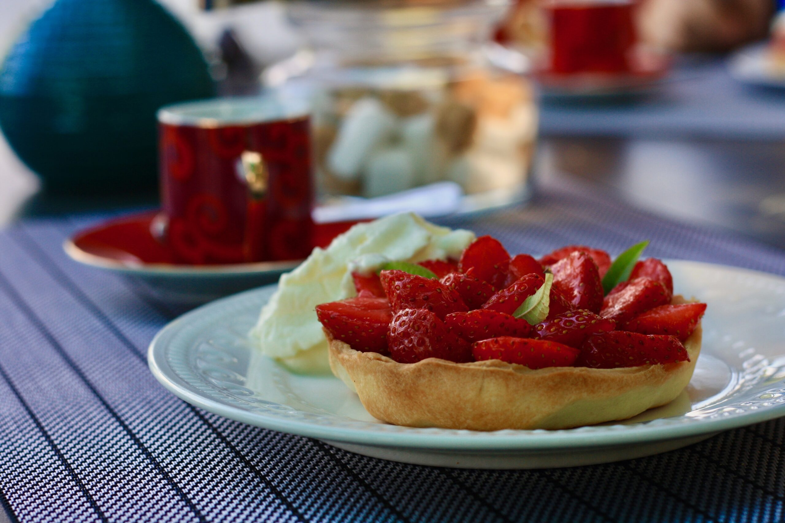 Strawberry Tart with Verbena Cream, Plus Perfect Wine Pairings