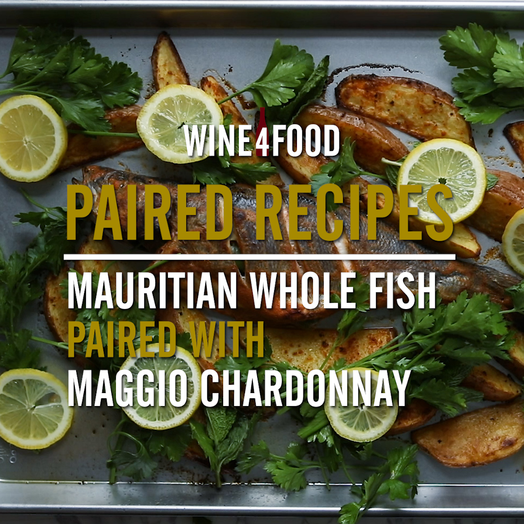 Mauritian Fish Paired with Maggio Chardonnay - PAIRED RECIPES - Wine4Food