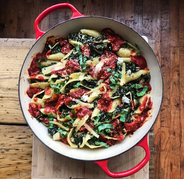 Veggie Stuffed Shells - Wine4Food