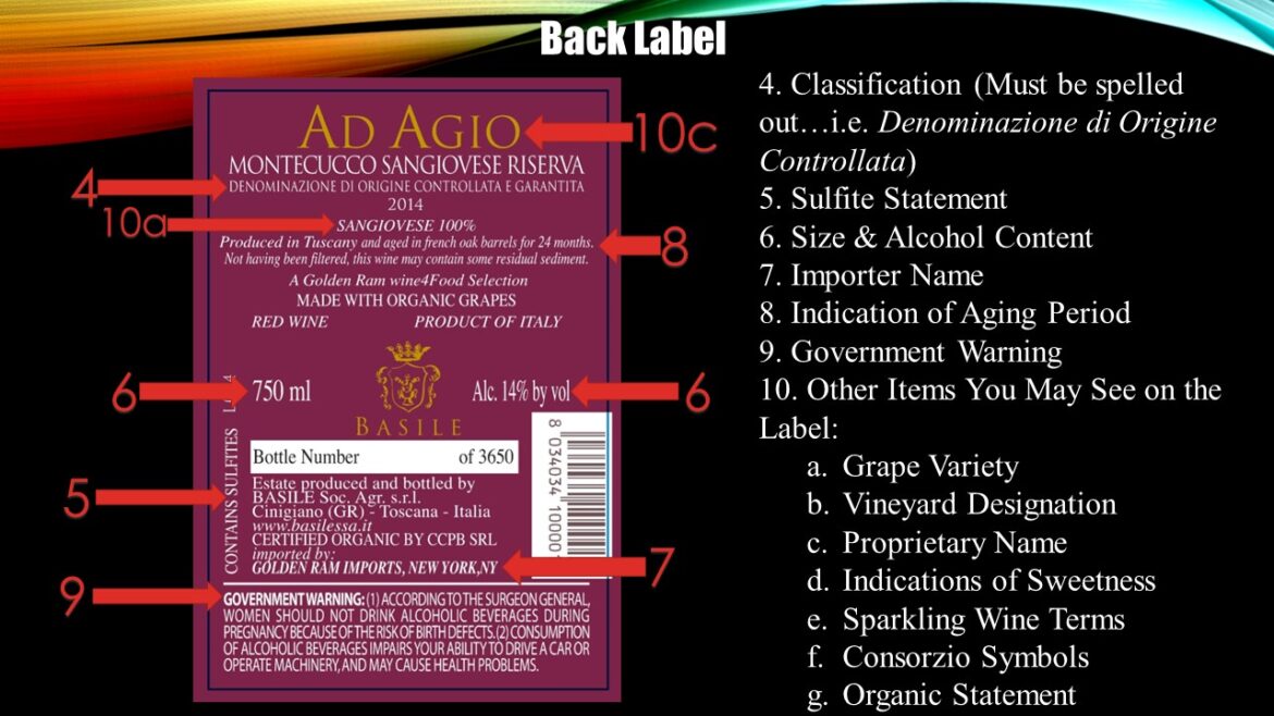 Deciphering Wine Labels - Wine4Food